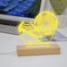 Football Soccer Personalized 3D Lamp Acrylic Led Light | Laser Cut ...