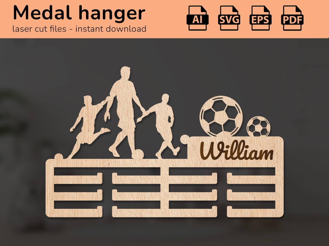 Signe de nom de récompense de mur de cintre de porte-médaille de ...