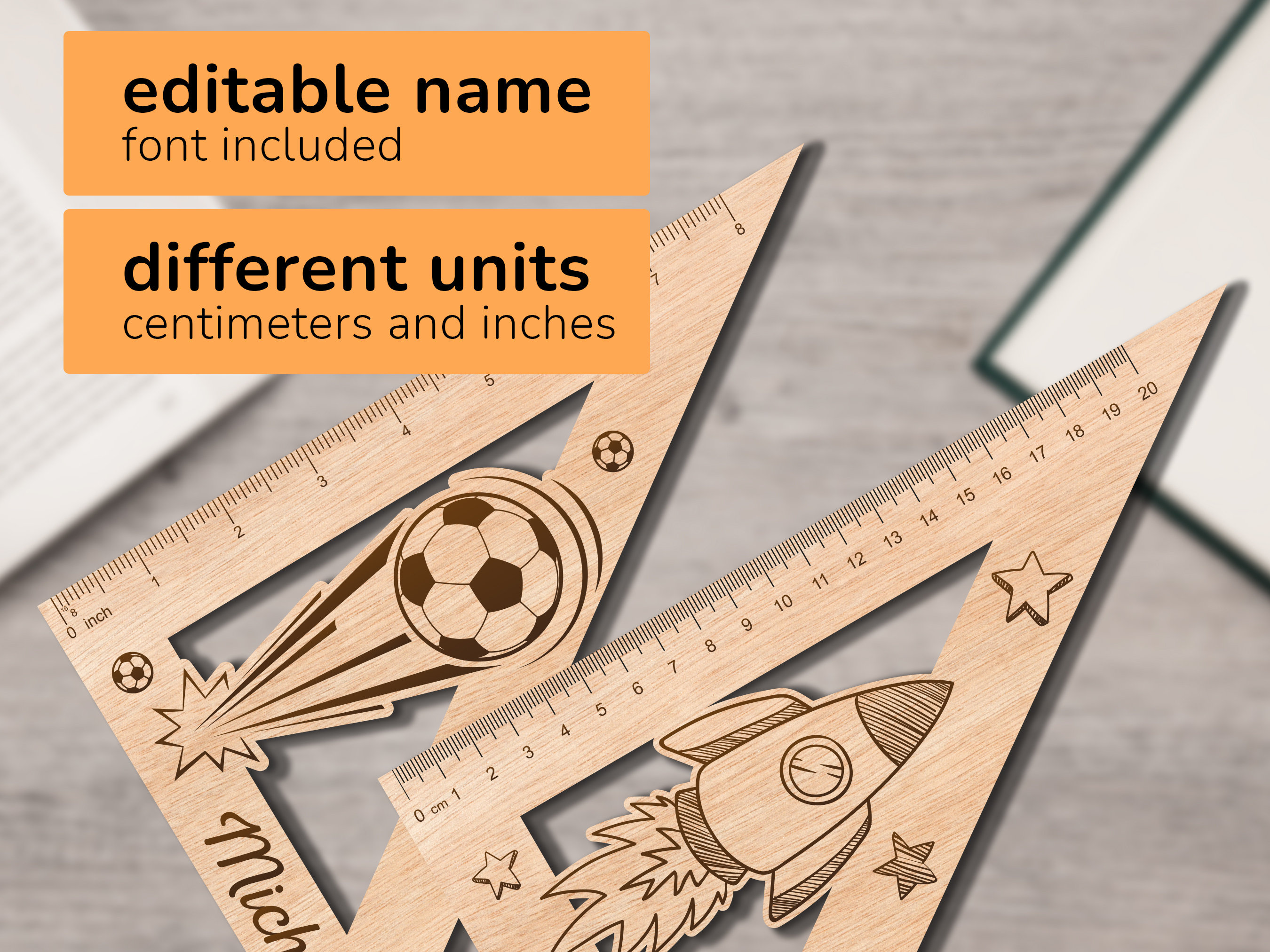 Triangle Ruler for Kids | School Teacher Svg Pdf Ai Eps File Engraved ...