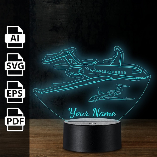 3d Airplane Svg File - Etsy
