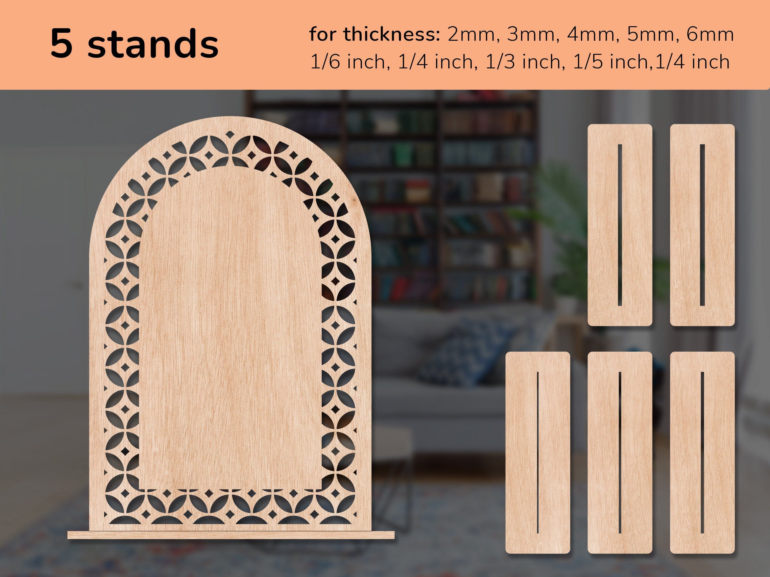 Rattan Arch SVG Laser Cut Files Arched Frame Backer Boho - Etsy