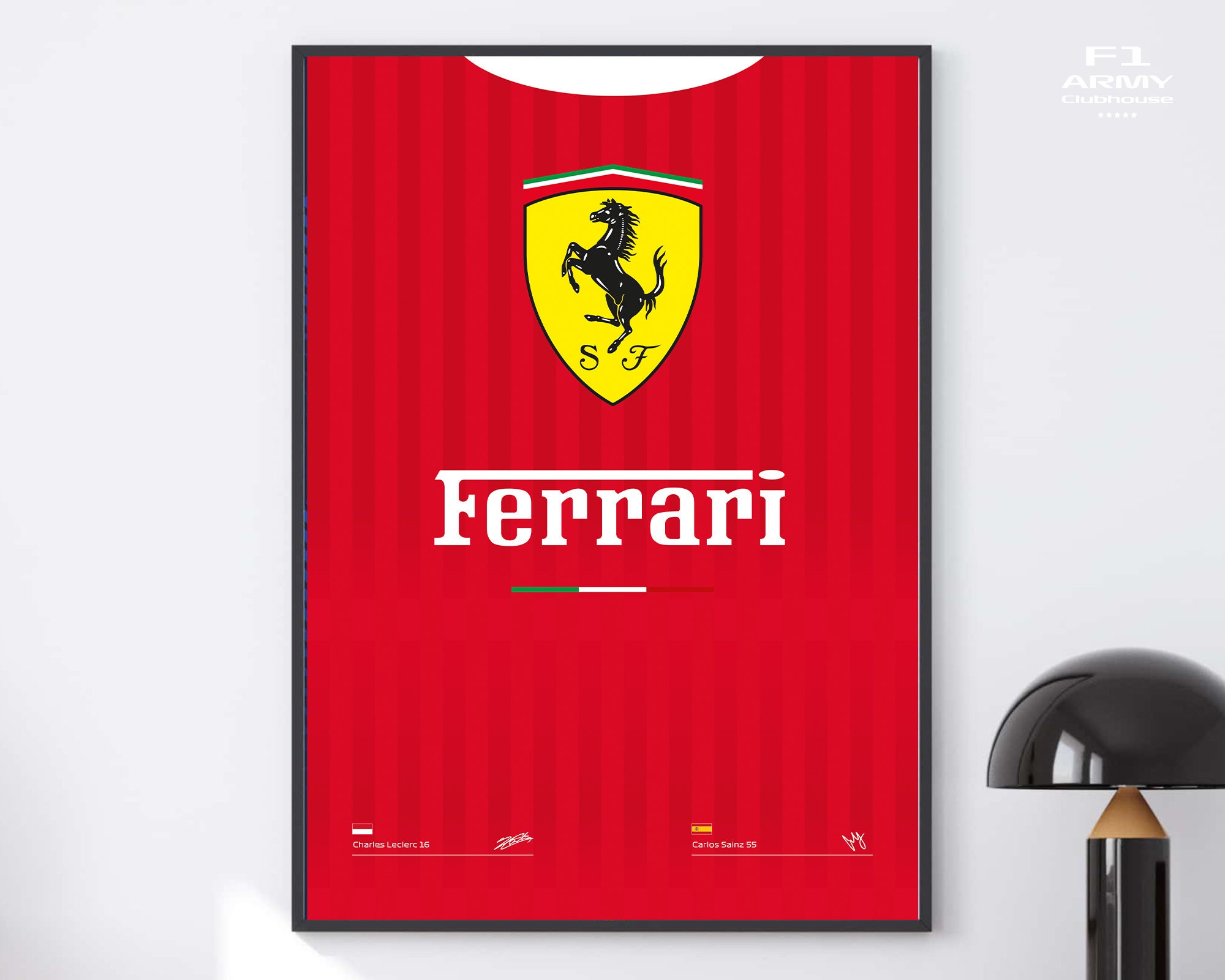 Scuderia Ferrari F1 Team Poster, Formula 1 Poster, F1 Print, F1 Poster ...
