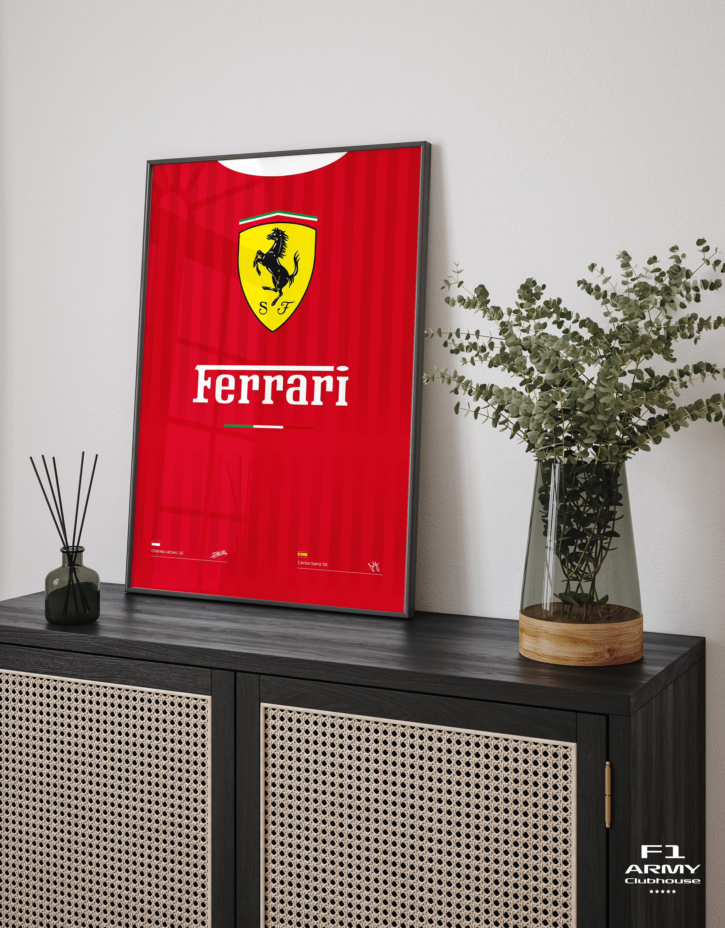 Scuderia Ferrari F1 Team Poster, Formula 1 Poster, F1 Print, F1 Poster ...