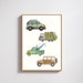 EDUCATIONAL POSTER Cars, Montessori Classroom Decor, Toddler Playroom ...