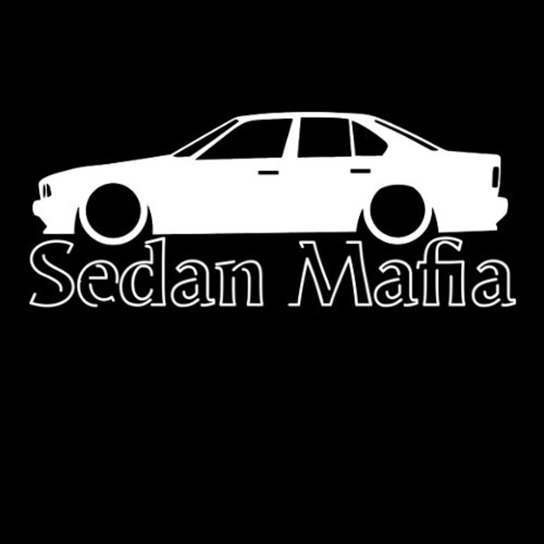 Digital Sticker " Sedan Mafia " in White 1xpng ; 1xjpg ***ONLY DIGITAL ...