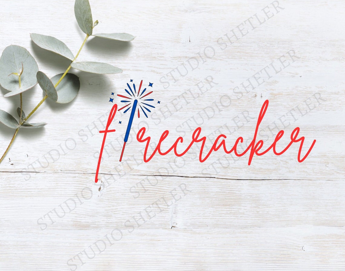 Firecracker SVG | USA Png | Fourth of July Tank Tshirt | 4th of July ...