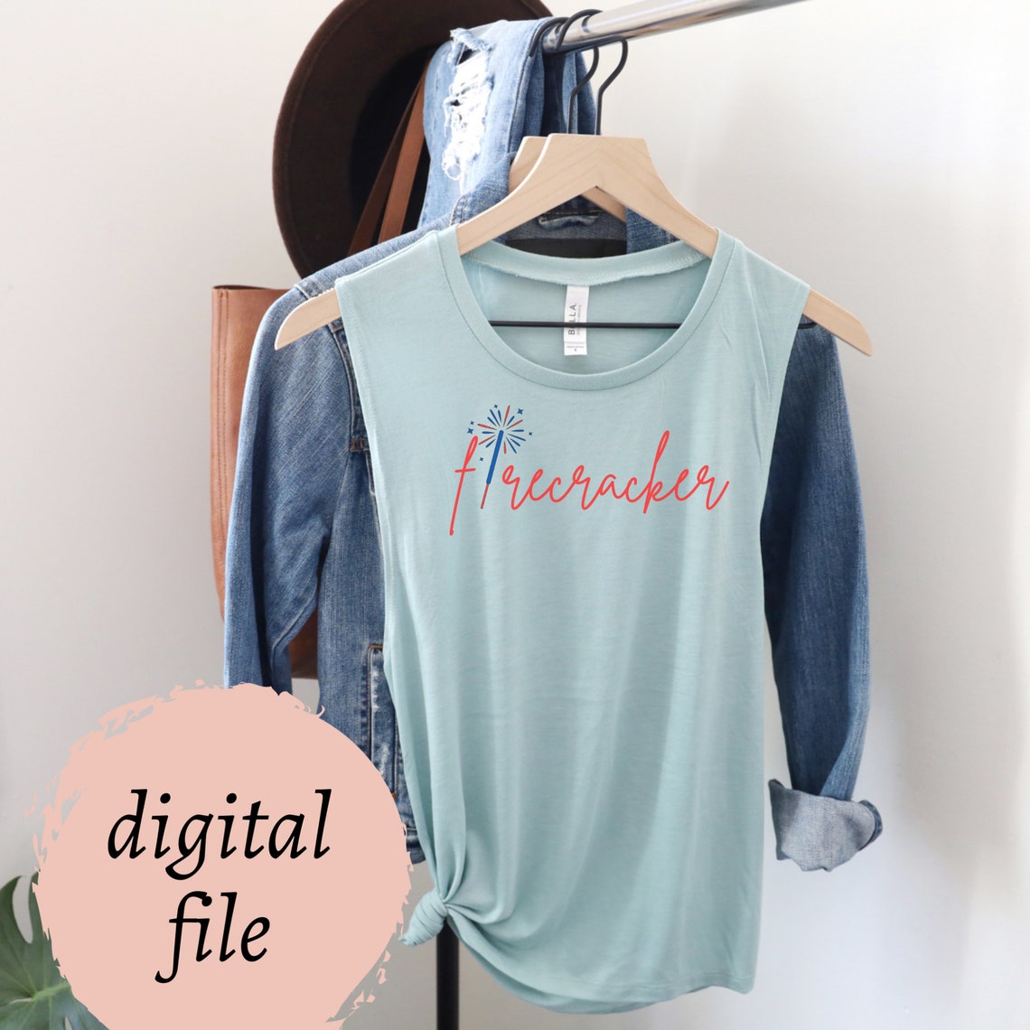 Firecracker SVG | USA Png | Fourth of July Tank Tshirt | 4th of July ...