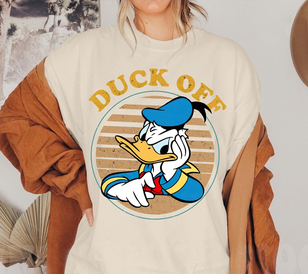 Vintage Disney Donald Duck Retro Duck off Shirt Retro Donald - Etsy