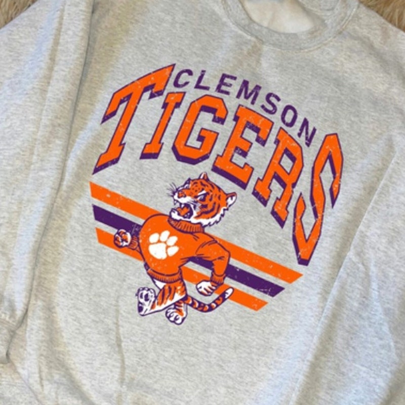 Clemson Sweatshirt - Etsy