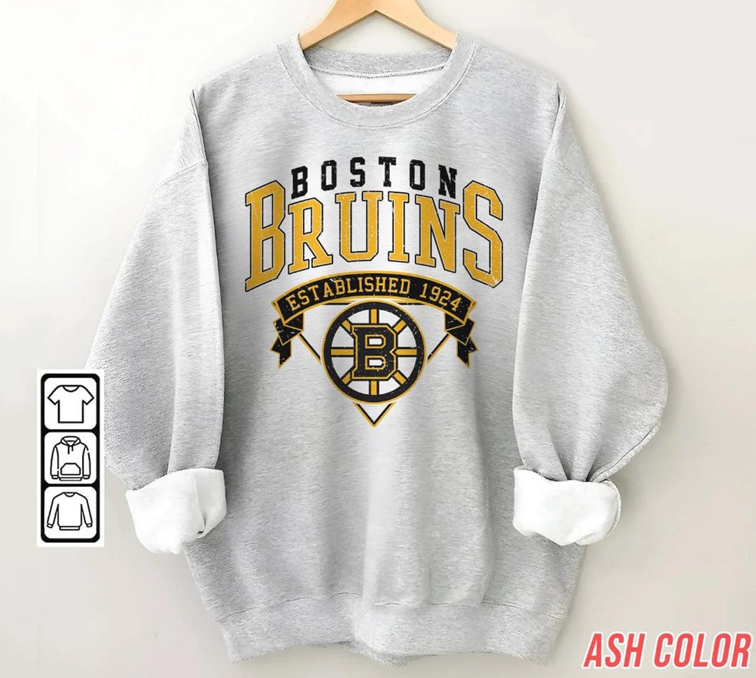 Vintage 90s Boston Bruins Sweatshirt, Boston Bruins Vintage T-shirt ...