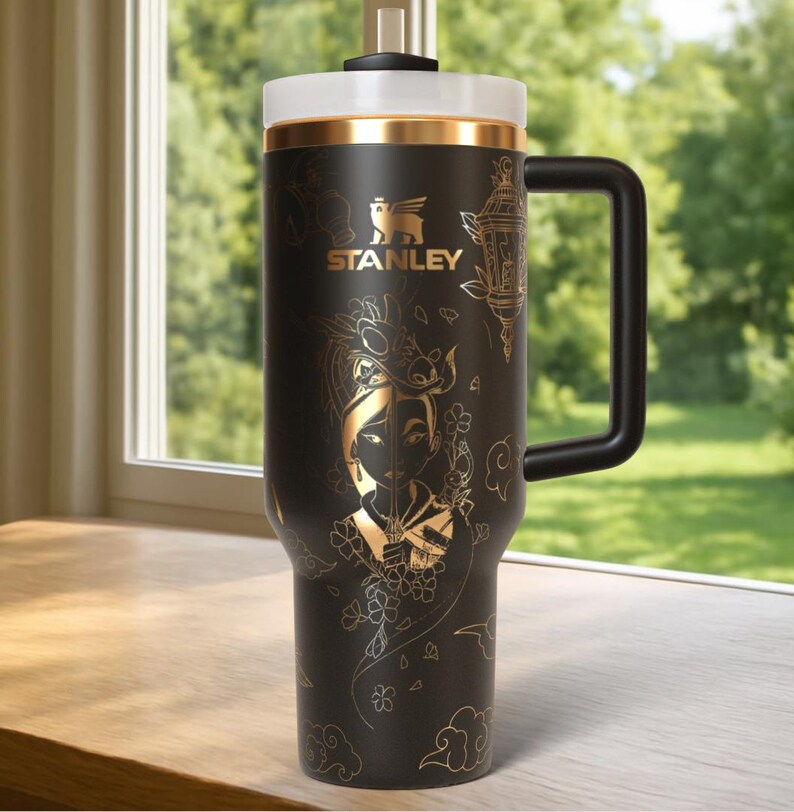 Princess Mulan Engraved Tumbler 40oz, Princess 40oz Laser Engraved ...