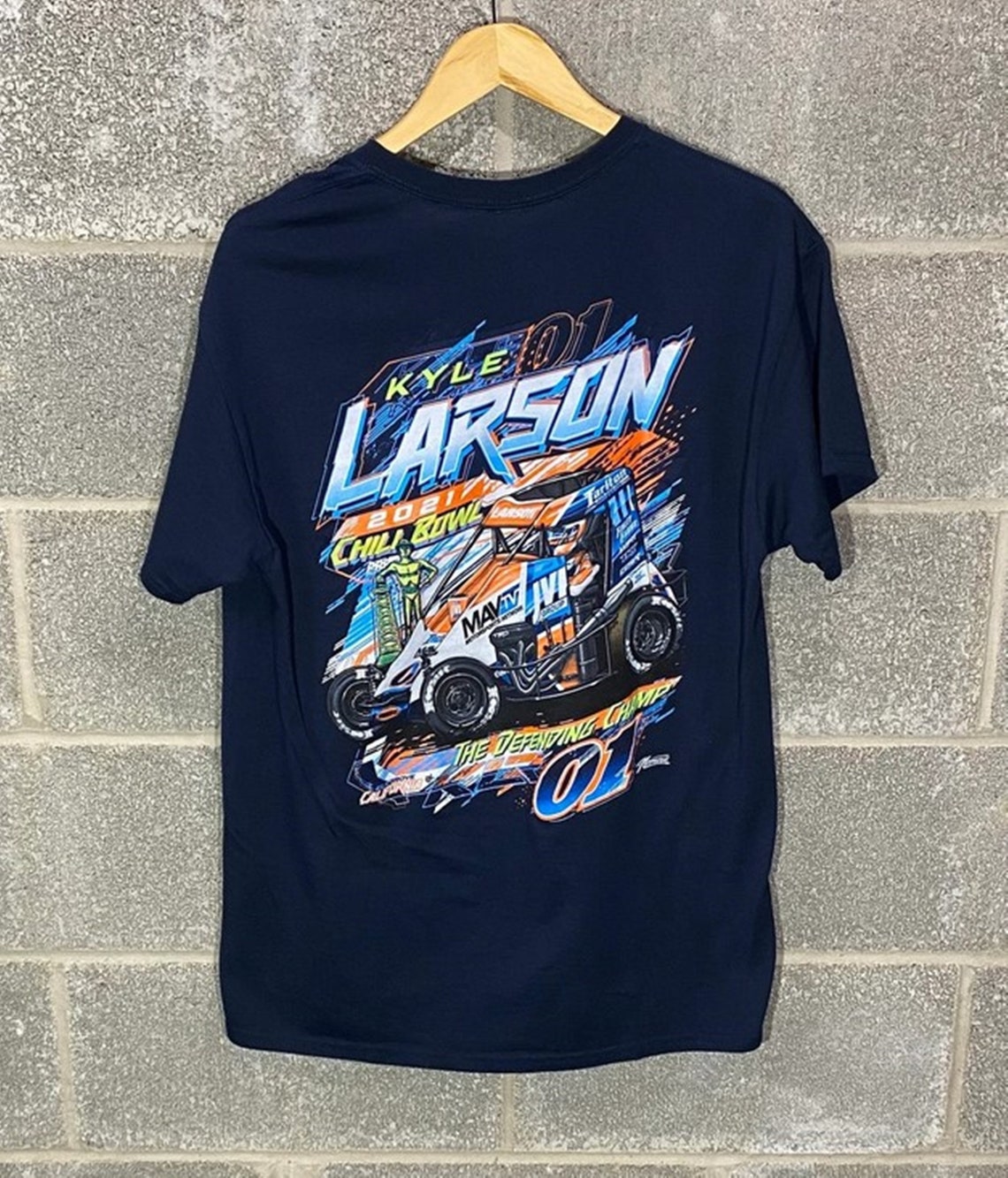 Vintage Kyle Larson Dirt Track Midget Racing T-shirt, Kyle Larson Shirt ...