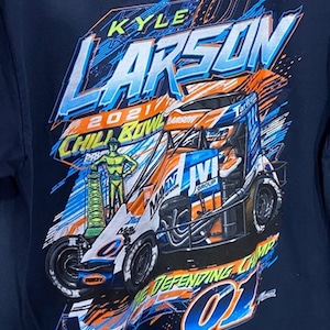 Vintage Kyle Larson Dirt Track Midget Racing T-shirt, Kyle Larson Shirt ...