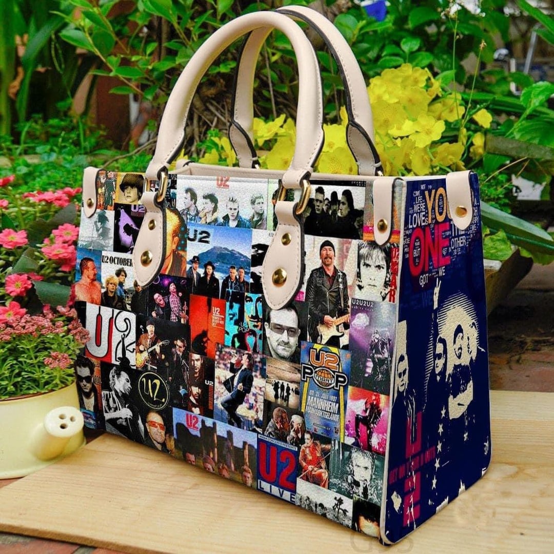 U2 Leather Bag,music Band Leather Bags,u2 Women Bags and Purses,rock ...