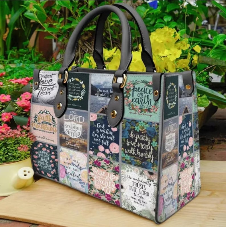 Bible Leather Bag, Bible Bags and Purses, Bible Leather Handbag, Bible Women Handbag, Custom ...