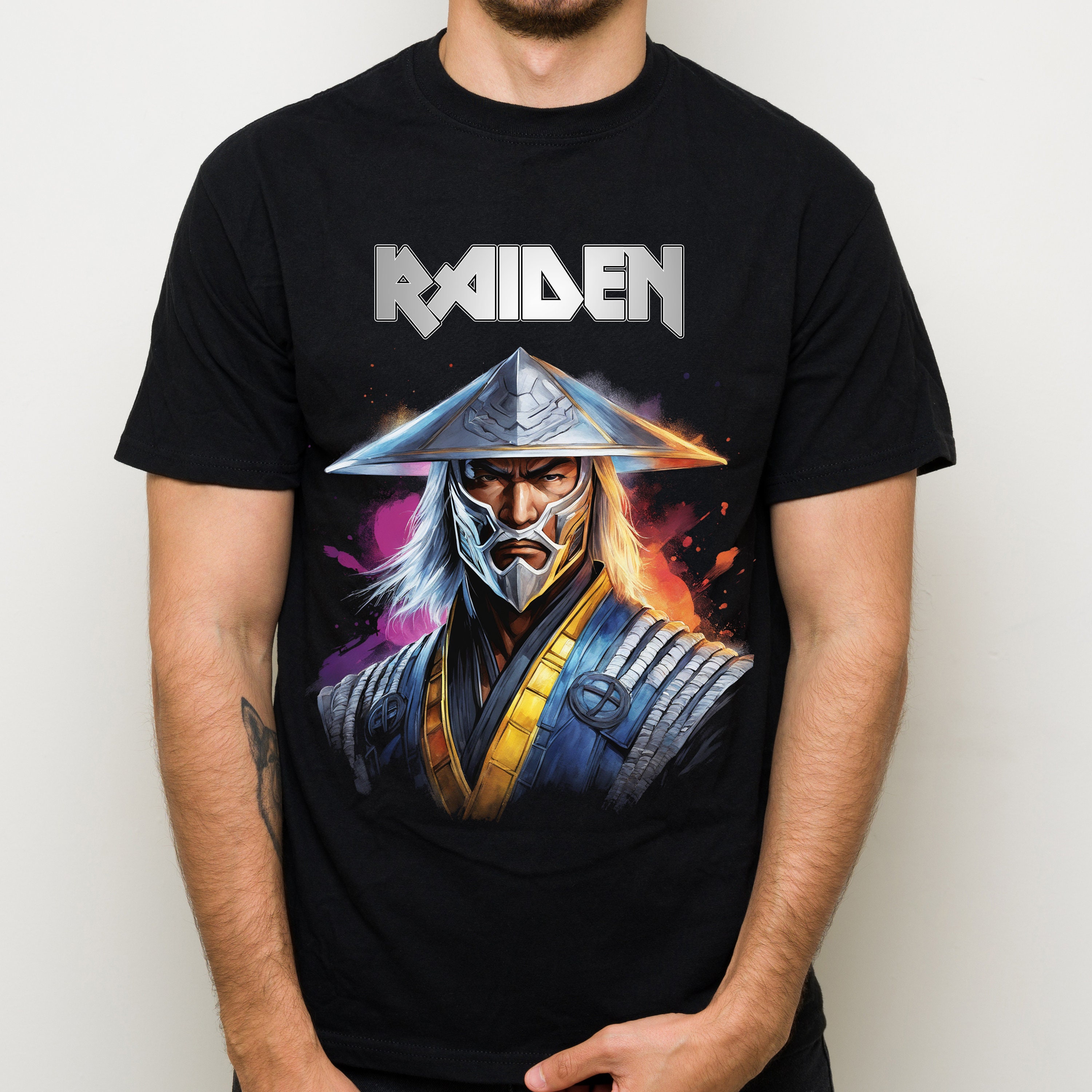 Vintage Mortal Kombat Raiden T-shirt Retro Gamer Tee MK Movie Fan Gift ...