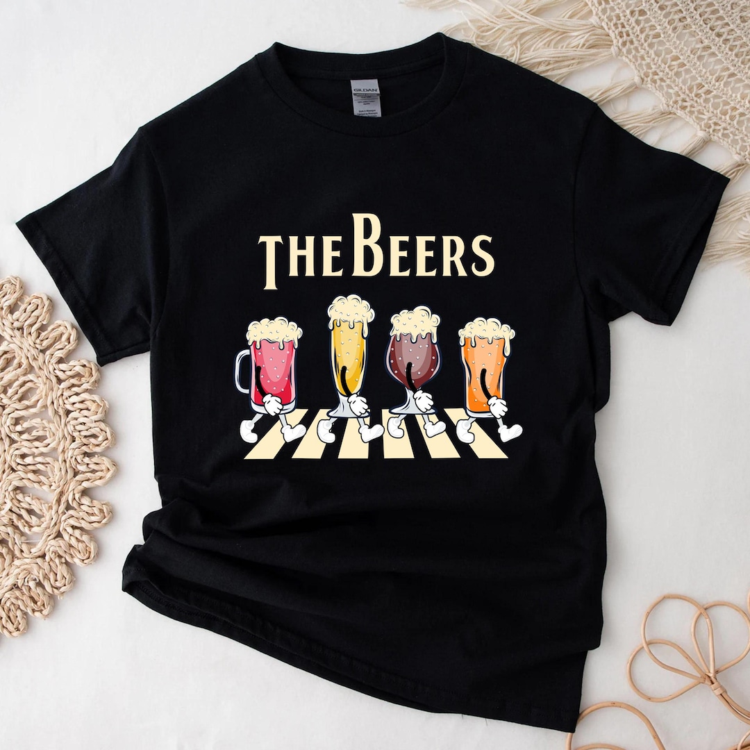 Funny Beer Shirt Mens the Beers Beatles Parody Tee, Drinking Humor Gift ...