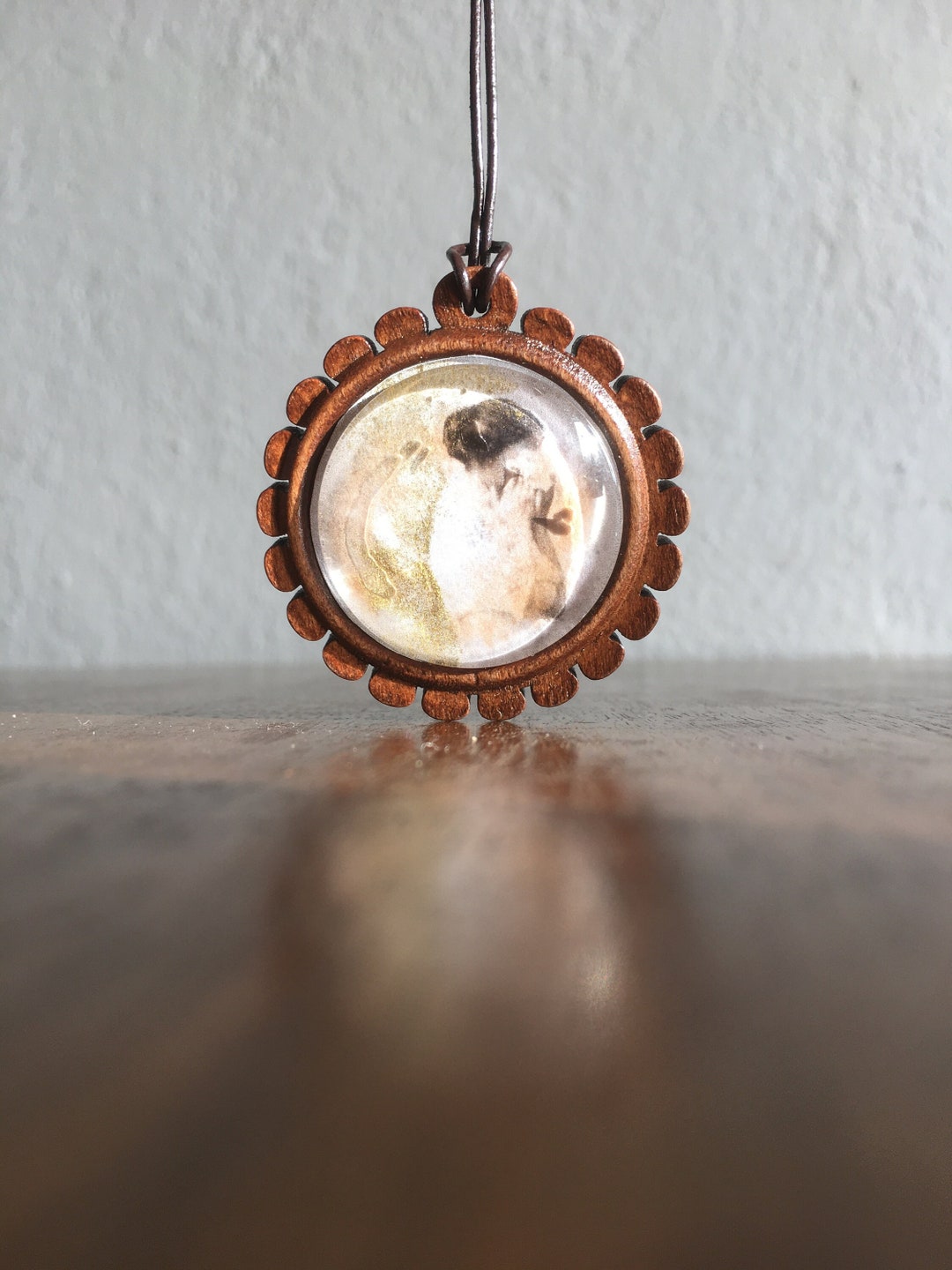 Nostalgic Amulet Wooden Pendant Retro Photography Pendant Charm - Etsy