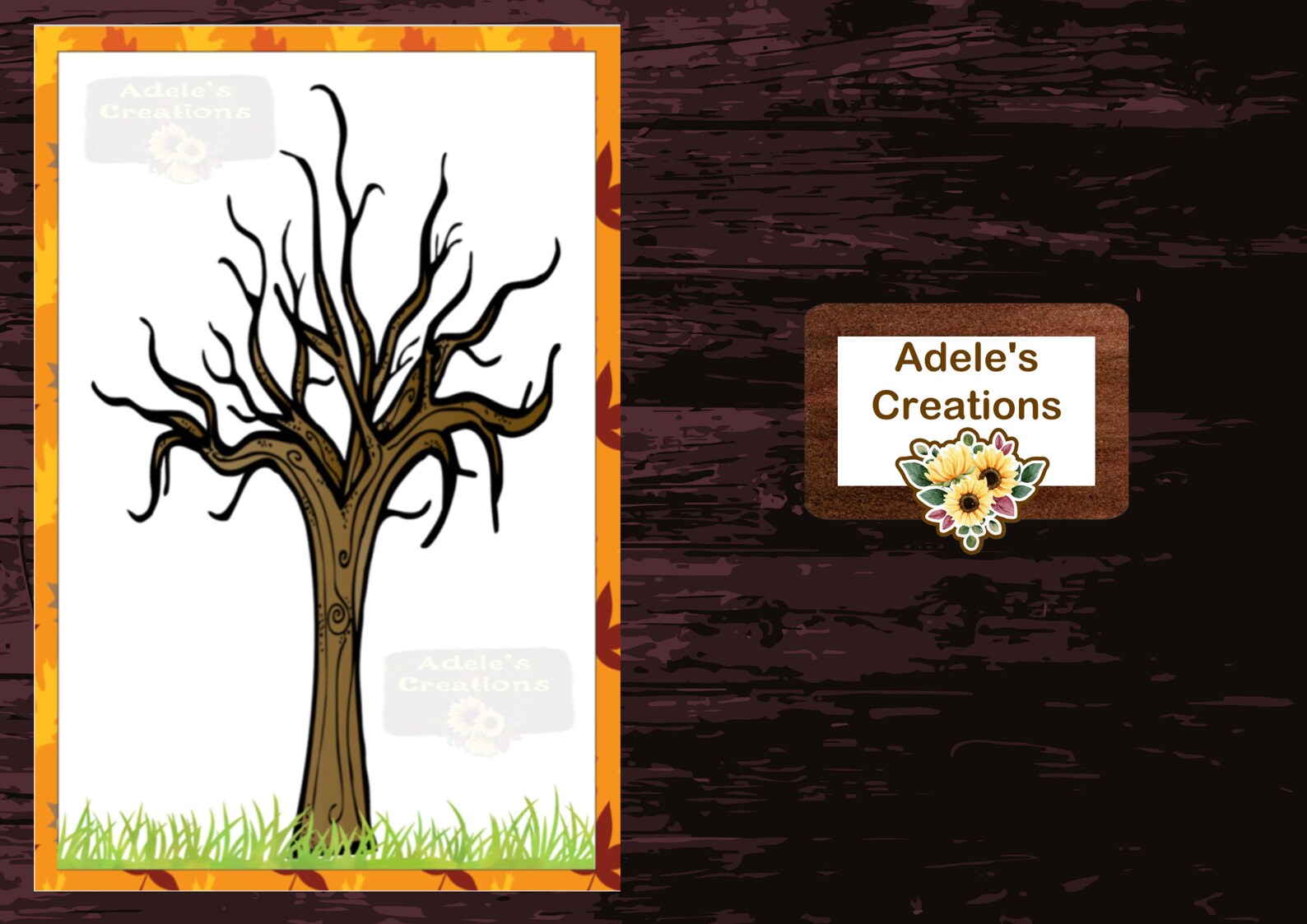 Autumn Tree Activity Sheet, Early Years, Print From Home, Digital ...