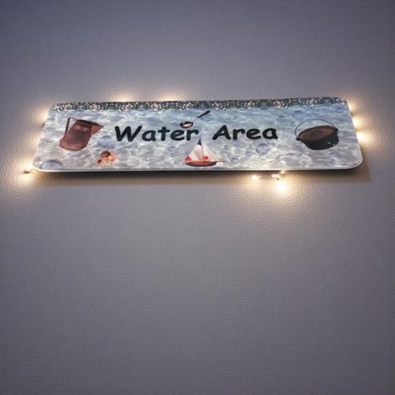 Water Area - Garden Sign - School - Nursery - Preschool - Acrylic ...