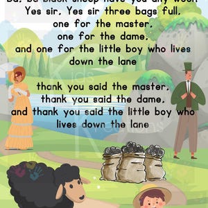 Nursery Rhyme - Poster - A4 - Digital Download - Printable - Song Props ...