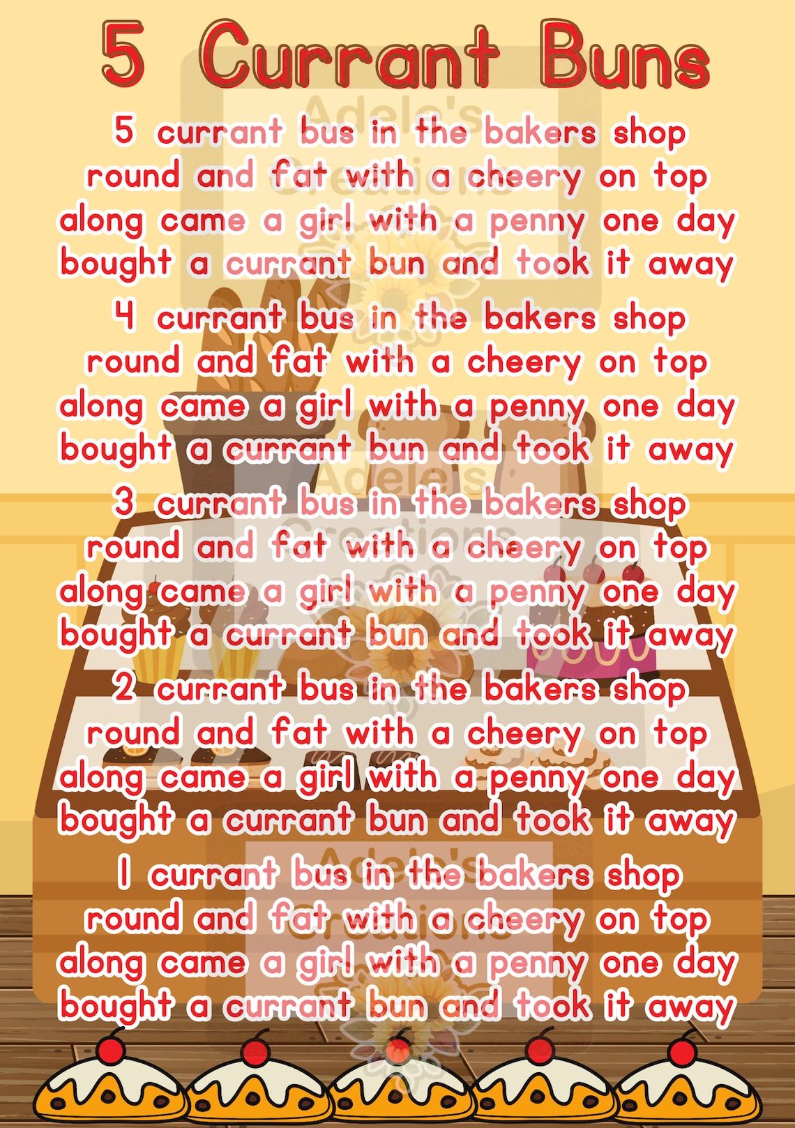 Nursery Rhyme Early Years Printable Digital Download Songs Teaching ...