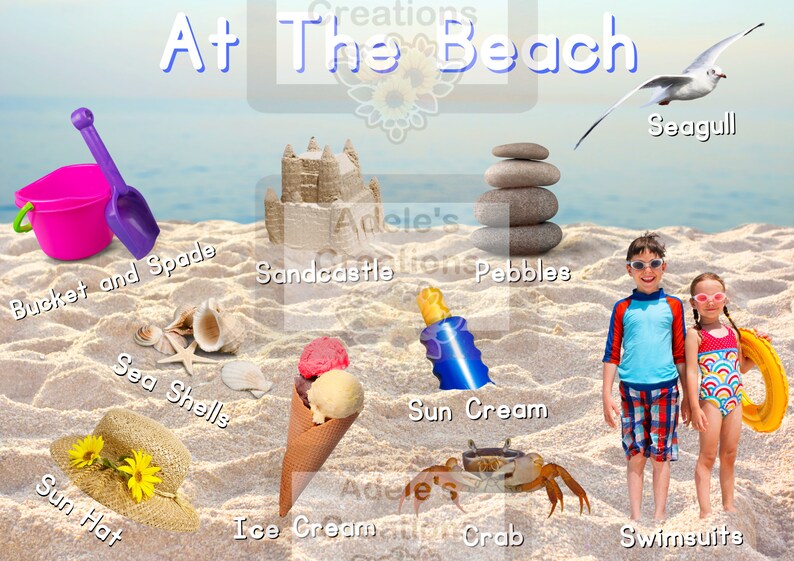 Printable Digital Download Early Years Poster Beach Childminder ...
