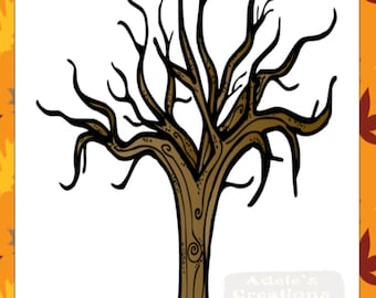 Tree Activity Sheet - Etsy