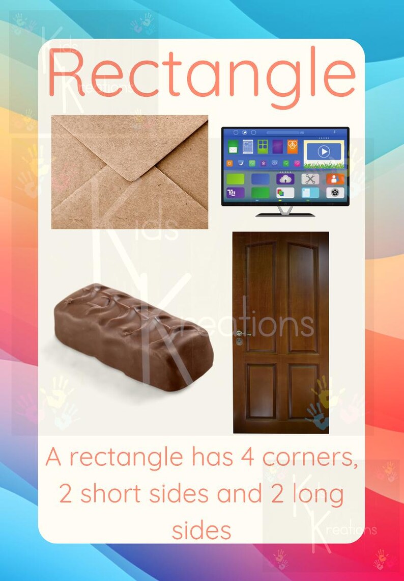 Shape Flashcards - Digital Download - Print From Home - Early Years ...