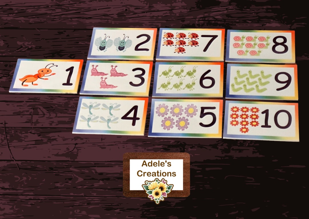 Flash Cards Number Cards Circle Time Early Years Teaching Kids - Etsy