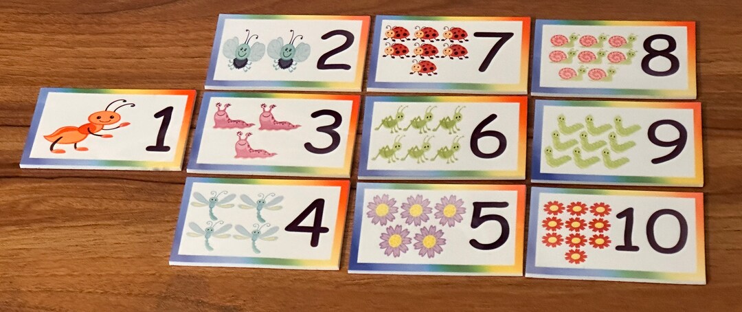 Flash Cards Number Cards Circle Time Early Years - Etsy