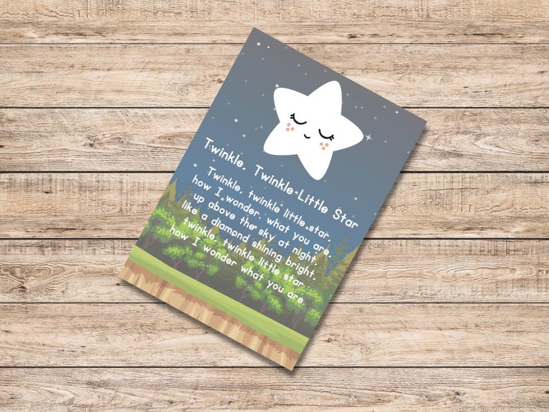 Twinkle Twinkle - Early Years - Digital Download - Nursery Rhyme ...