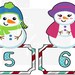 Snowman Number Flashcards - Print From Home - Digital Download - Pdf ...