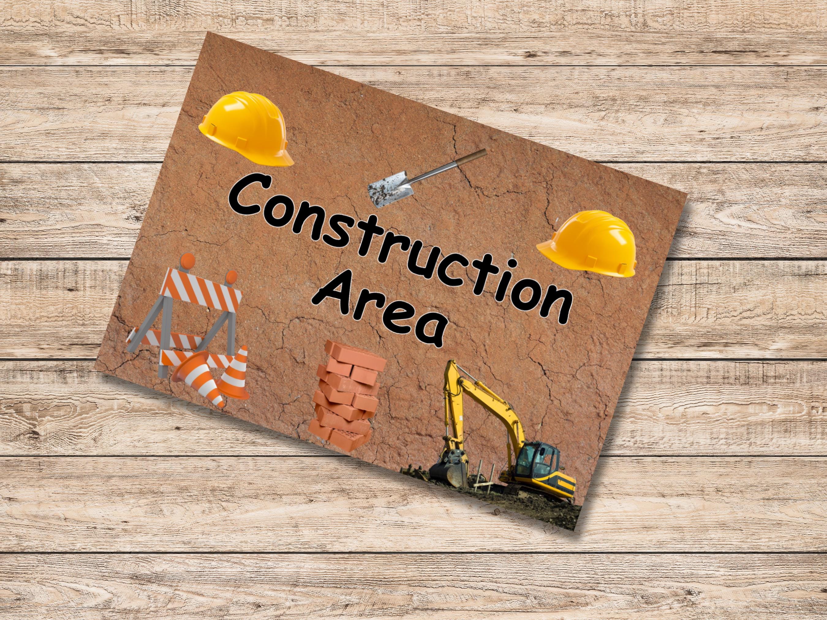 Construction Banner Eyfs