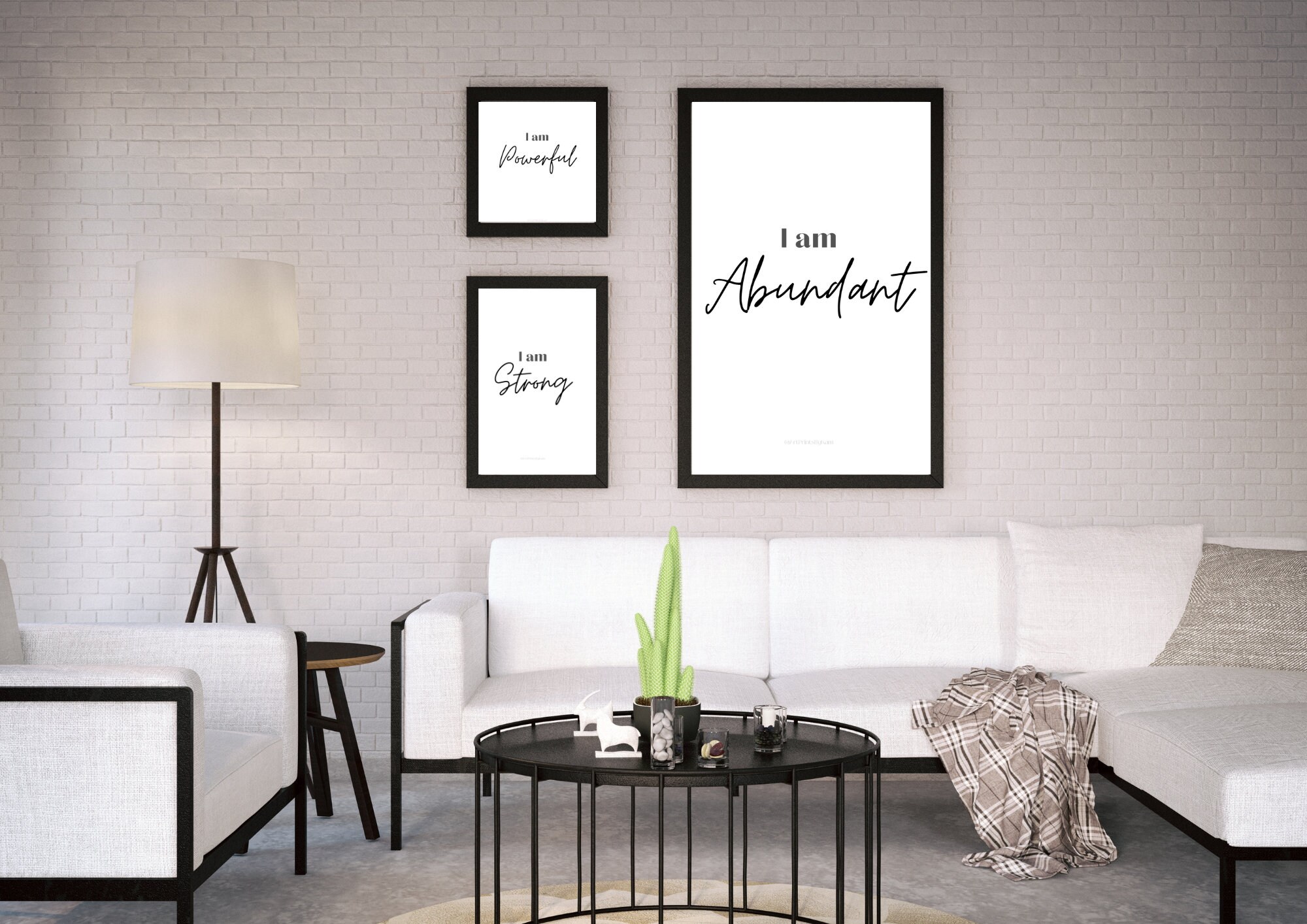I AM Self-love Daily Affirmations Wall Art Instant Printable Download ...