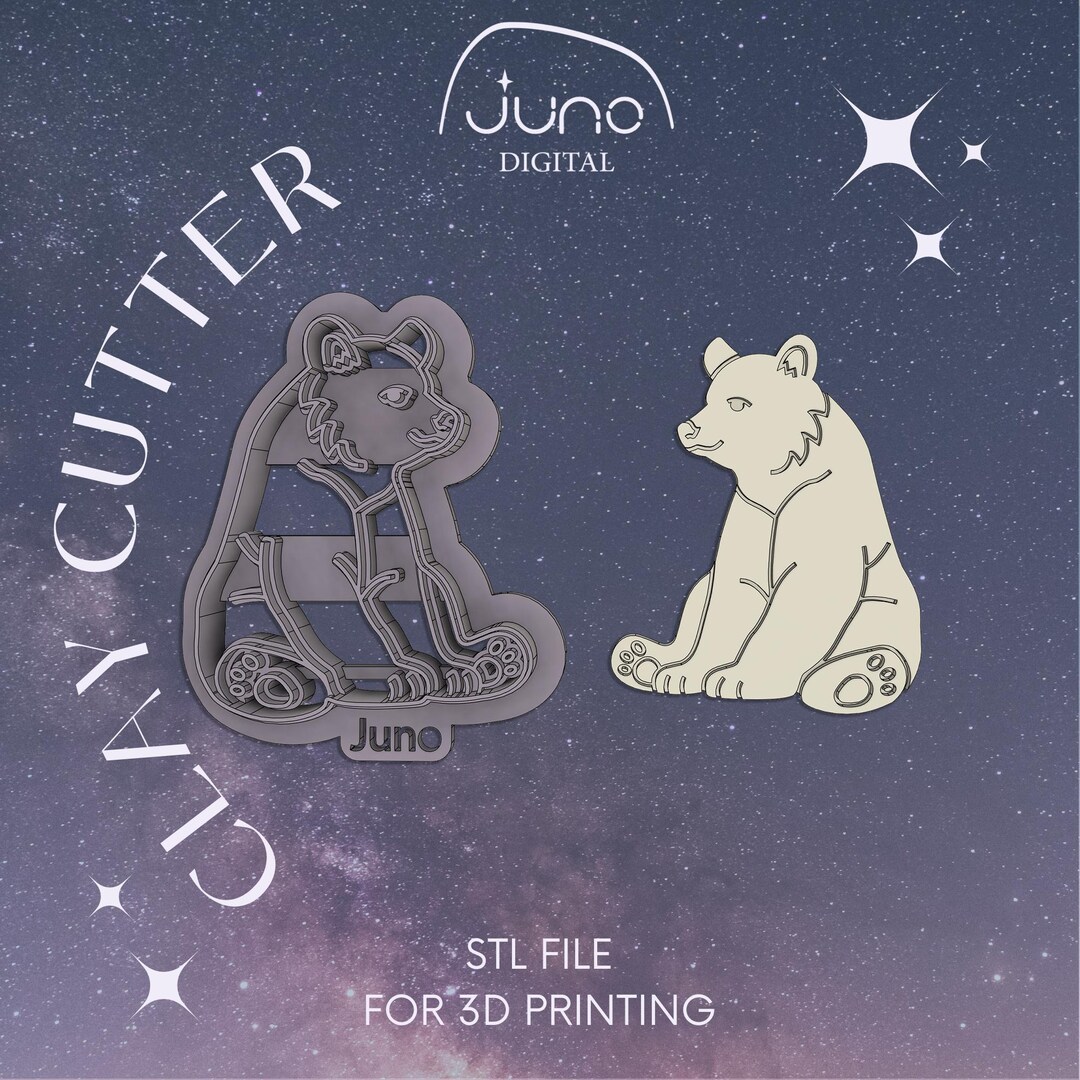 Grizzly Bear Clay Cutter | STL | Digital File for Clay Cutter - Etsy