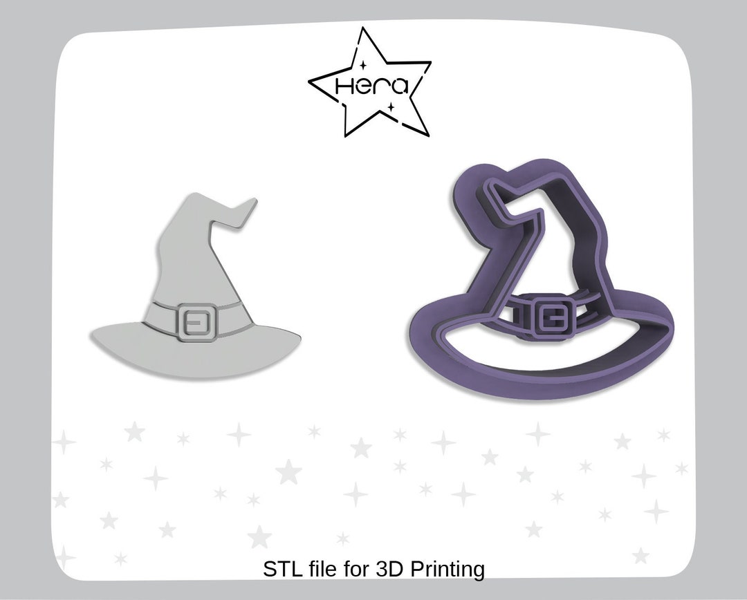 Witch Hat Clay Cutter | STL | Digital File for Clay Cutter - Etsy