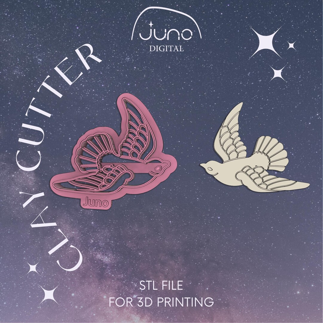 Flying Dove Clay Cutter | STL | Digital File for Clay Cutter - Etsy