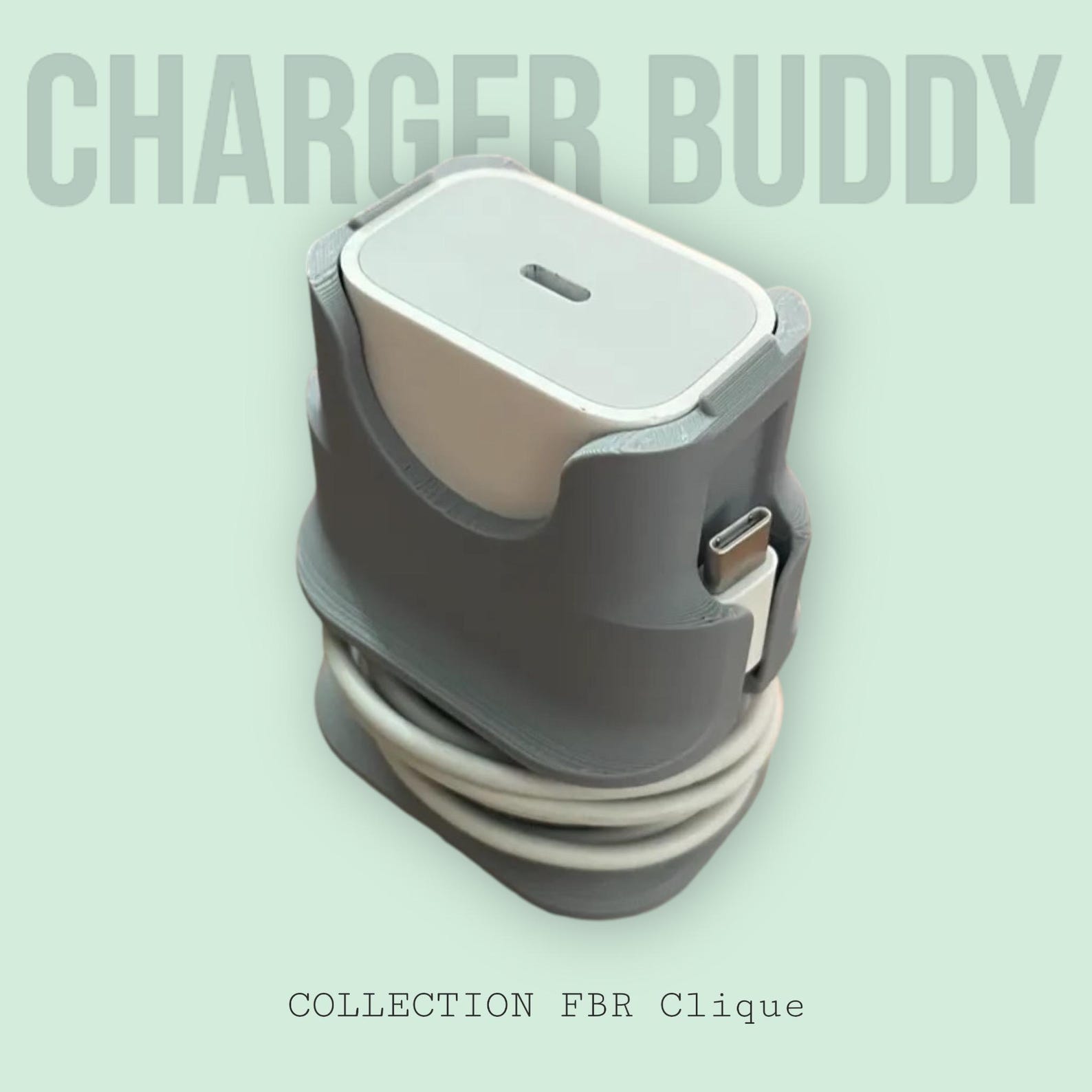 Charger Buddy | Apple 20W USBC Adapter Charger Caddy - Etsy