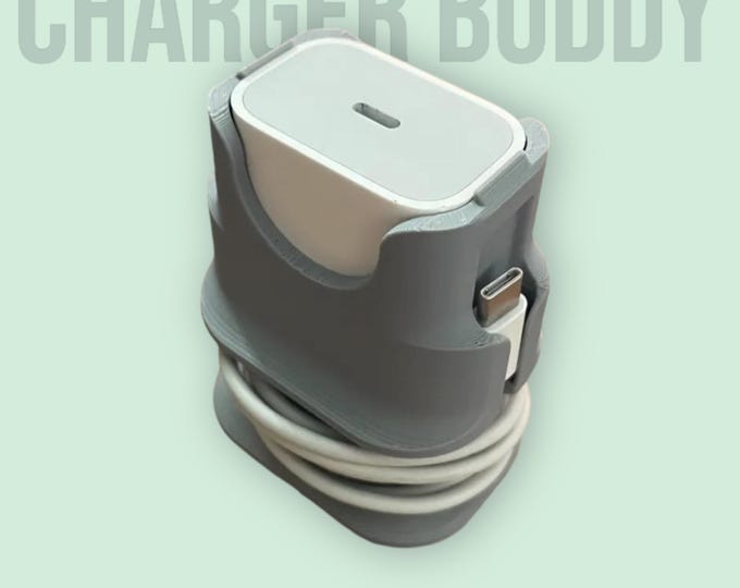 Charger Buddy | Apple 20W USBC Adapter Charger Caddy - Etsy