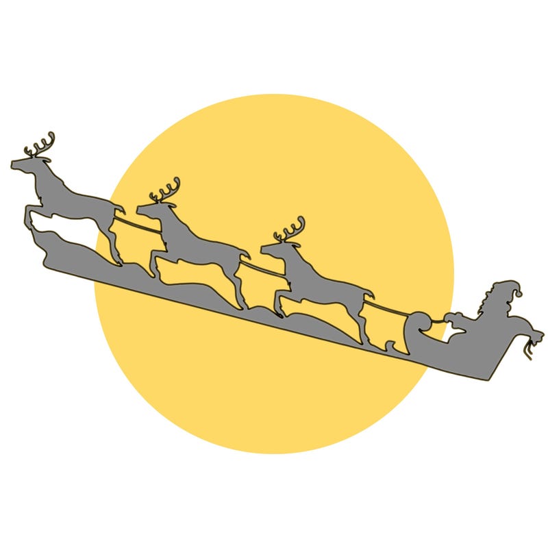 Traceable Santa - Etsy