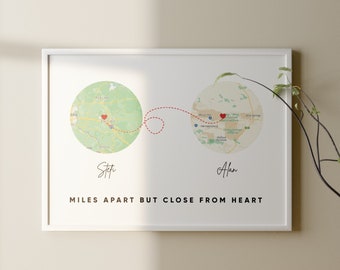 Heart Map - Etsy