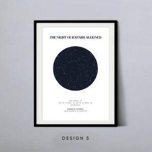 Digital Custom Star Map Print, Personalised Star Map Gift, Star Map ...