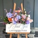 Flower Box Welcome Sign Wedding Decoration Party Flowers Set Acrylic ...