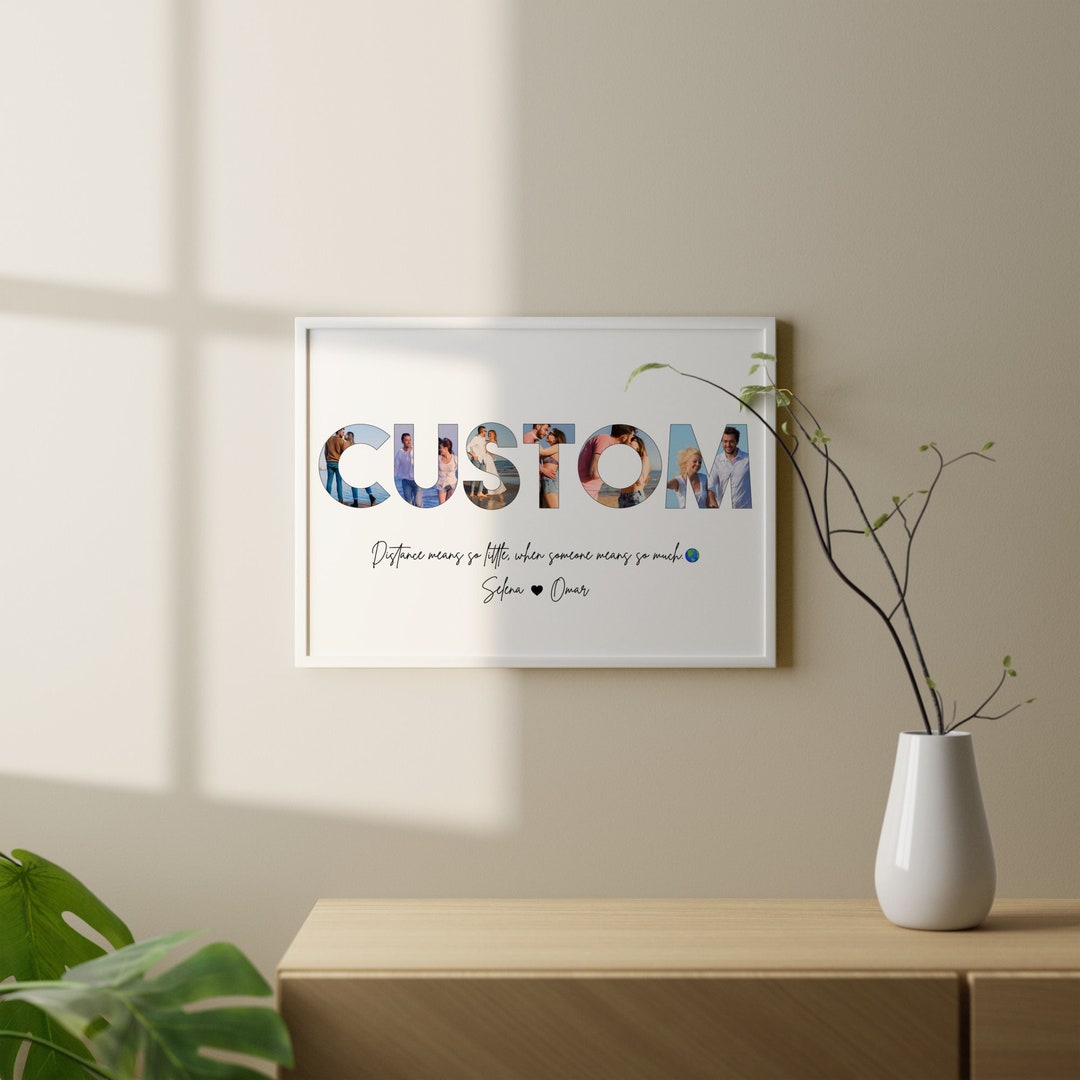 Custom Collage Gift, Photo Collage, Gift for Dad/mom/sister/husband ...