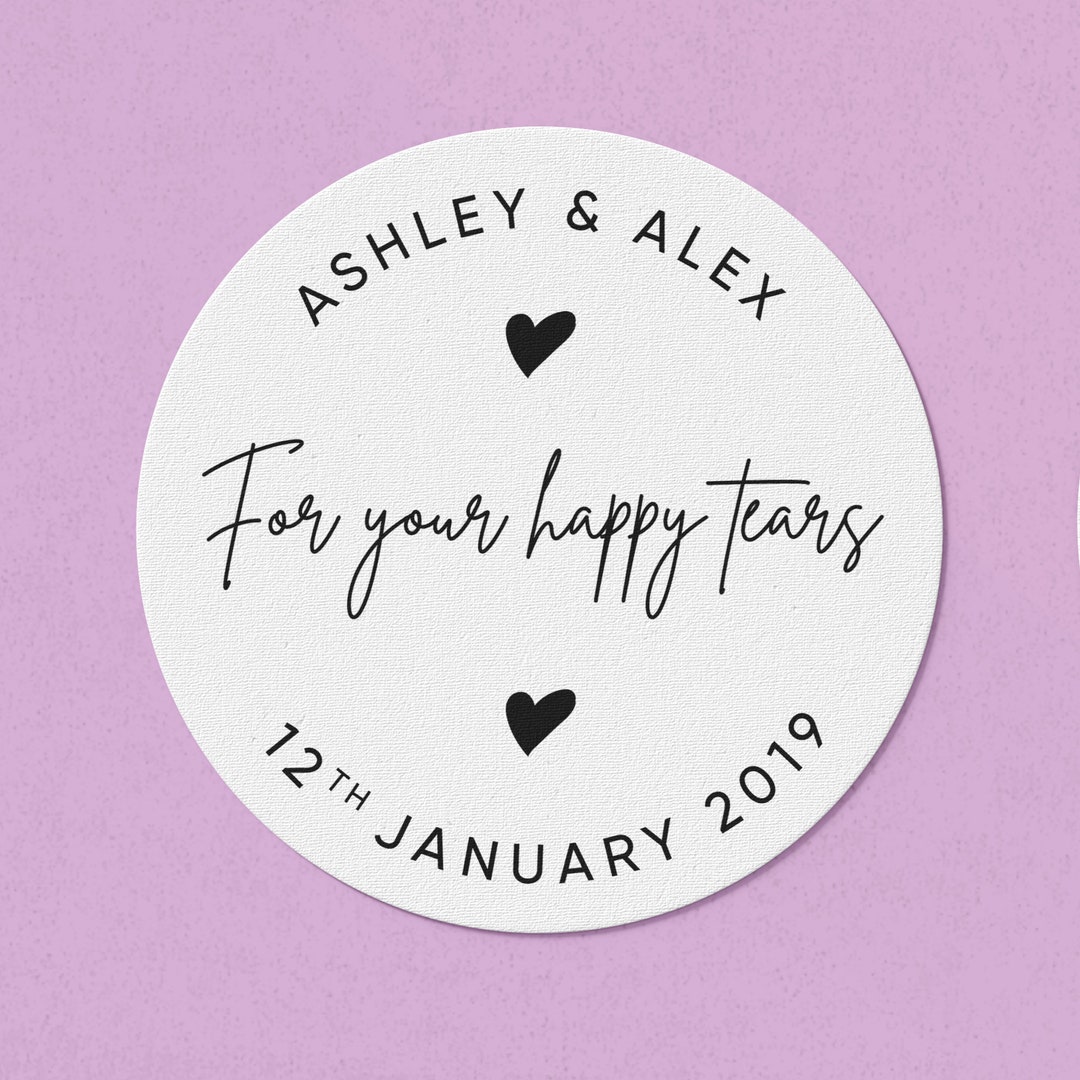 Happy Tears Stickers, for Your Happy Tears Sticker, Personalised ...