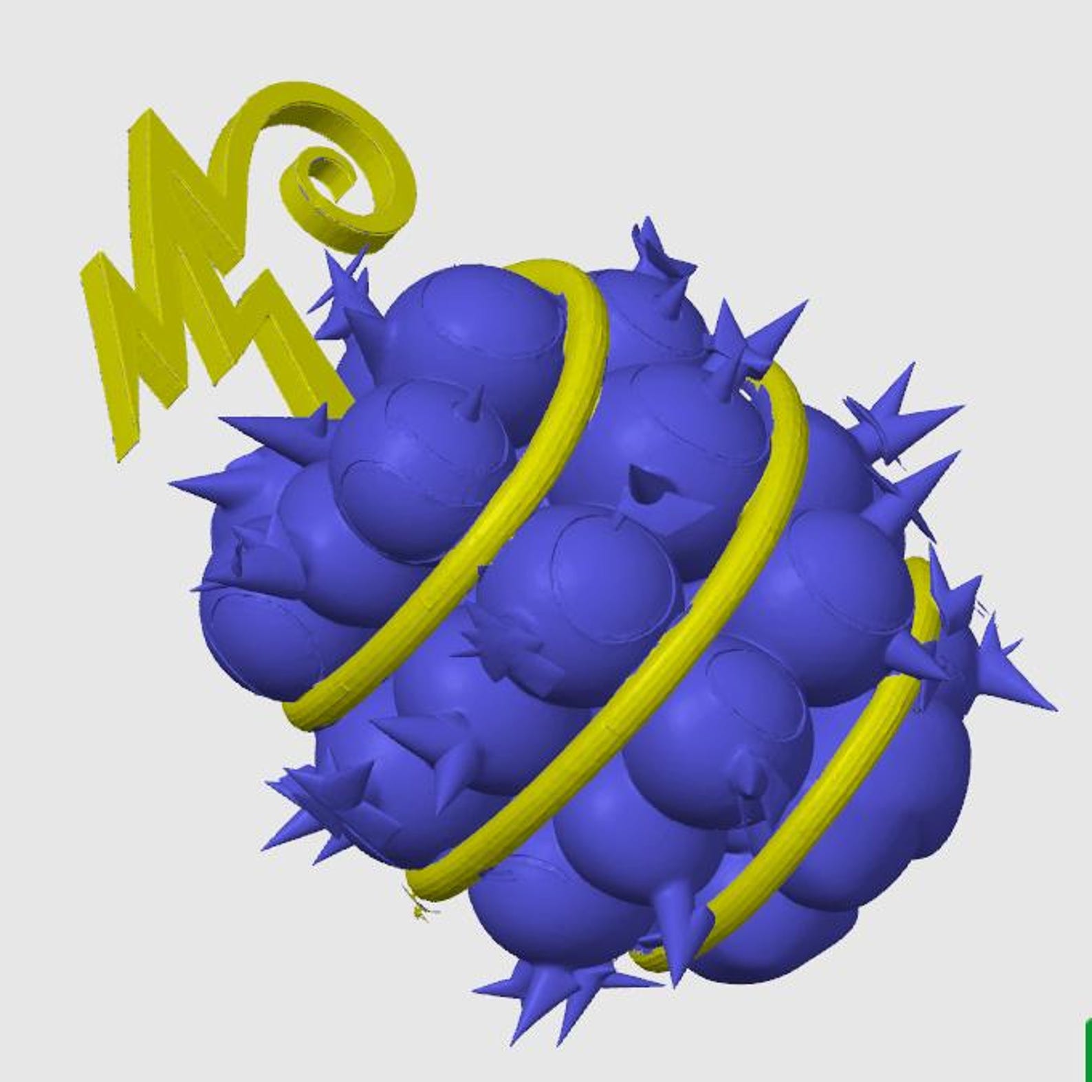 Jiki Jiki No Mi Devil Fruit STL | Magnet Magnet Fruit Eustass Kid 3D ...