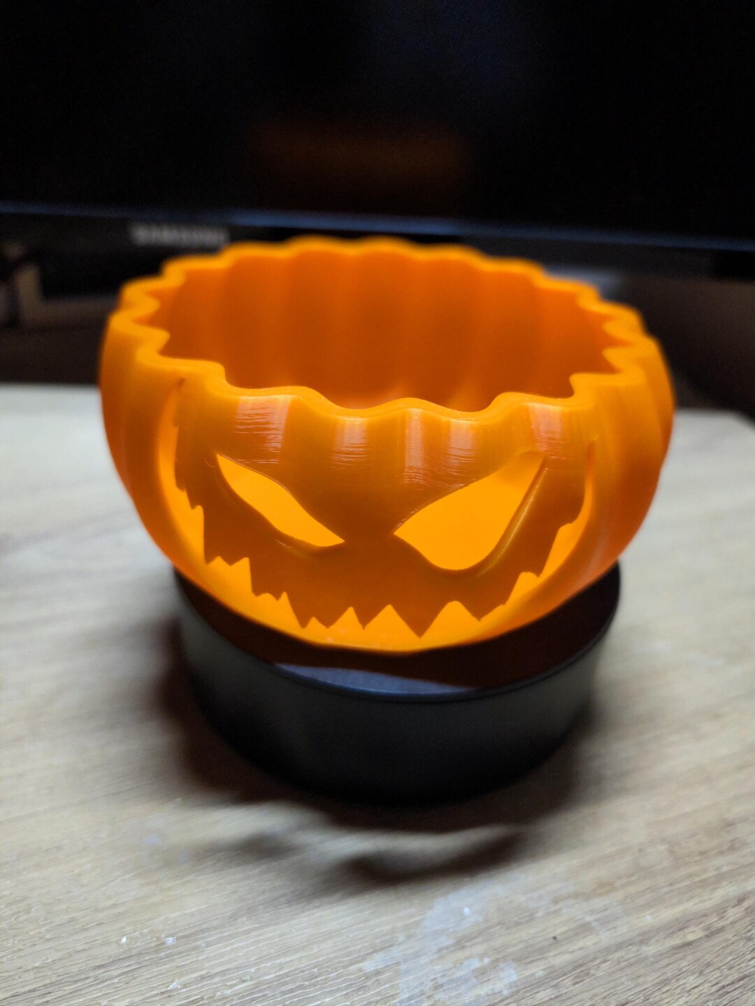 3D Printed Halloween Pumpkin - Etsy