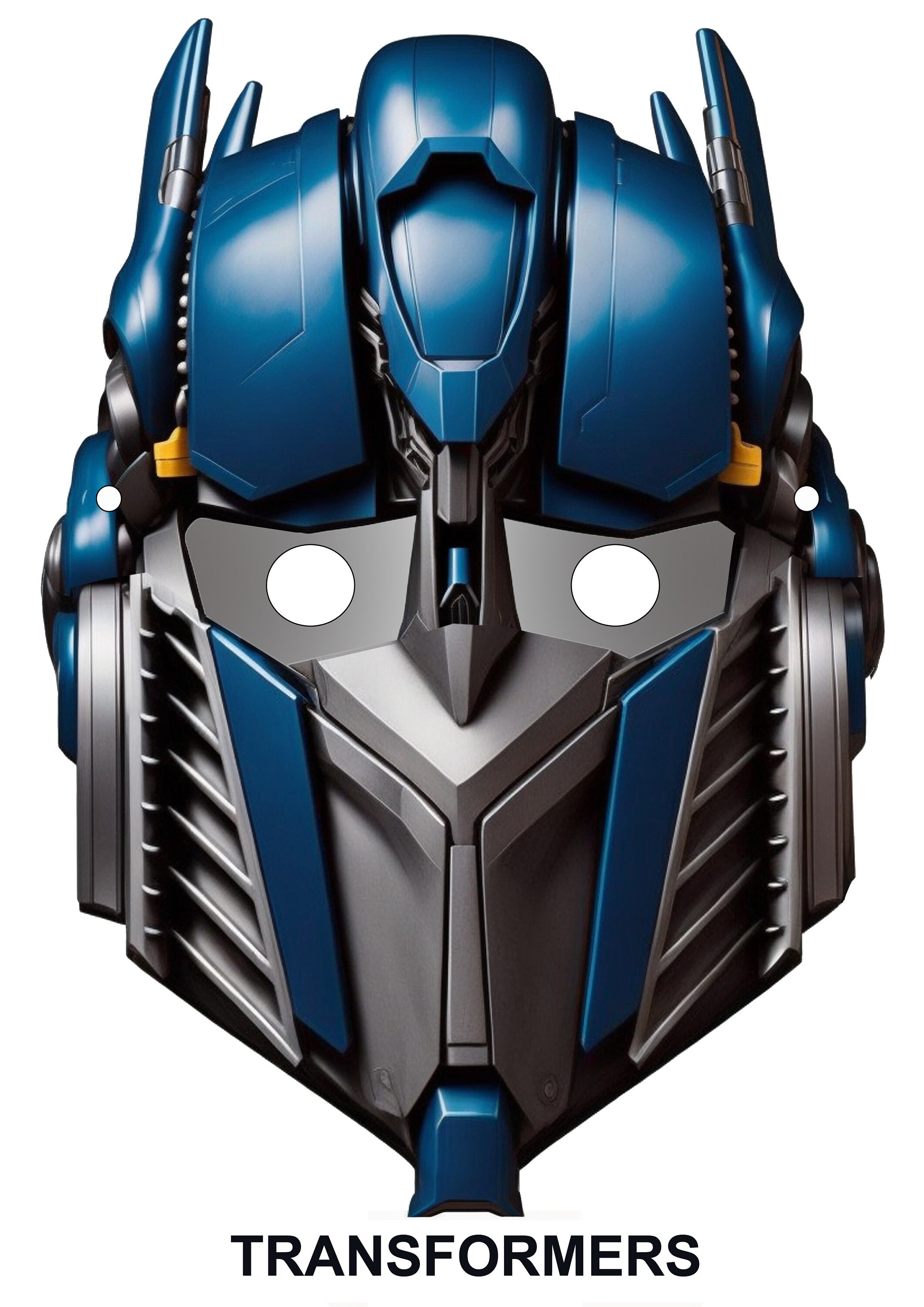 Transformers Mask | Superhero Mask | A4 Size Ready to Print | Digital ...