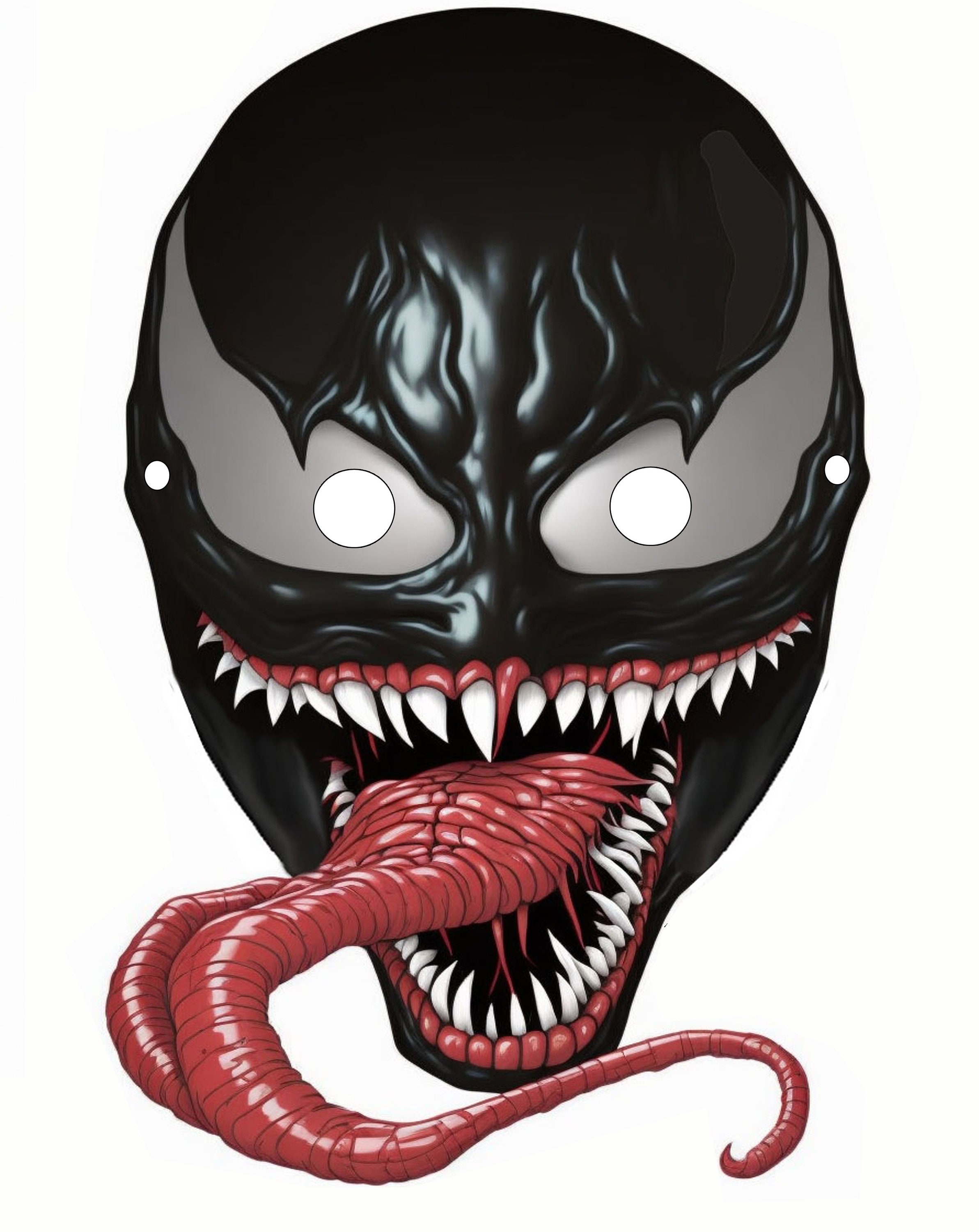 Venom Mask| Spiderman Venom Mask | A4 Size Ready to Print | Digital ...